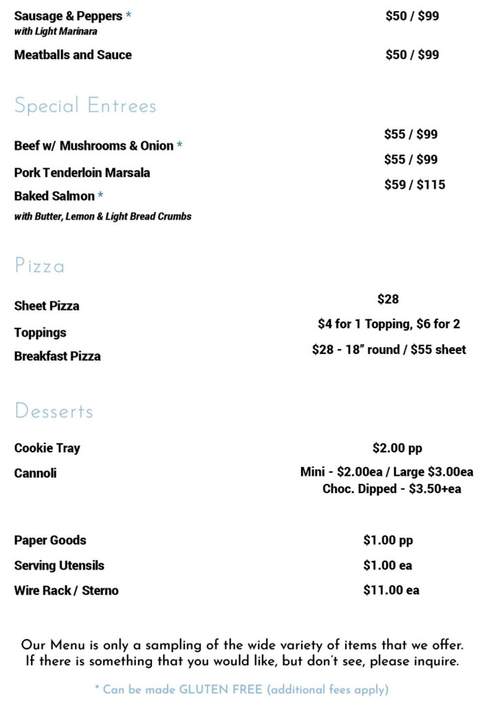 Catering - Cravings